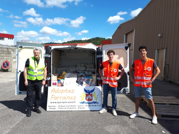 Partenariat avec la Croix-Rouge - SPA de Lyon et du Sud-Est